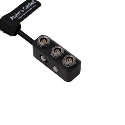 Cina 1 - 3 maschio di Mini Power Splitter Box Cable RS 3-Pin 3 alla scatola femminile dei porti 3-Pin RS per i cavi di Alvin della macchina fotografica di ARRI |30CM in vendita