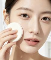 China 50% NBR Round Makeup Sponge 55mm Diameter For Flawless Application for sale