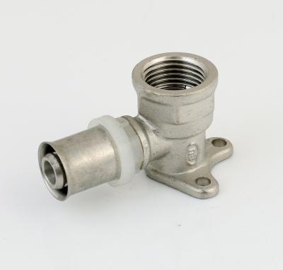 China Pex pipe fittings brass press fittings female elbow for pex-al-pex pipe for sale