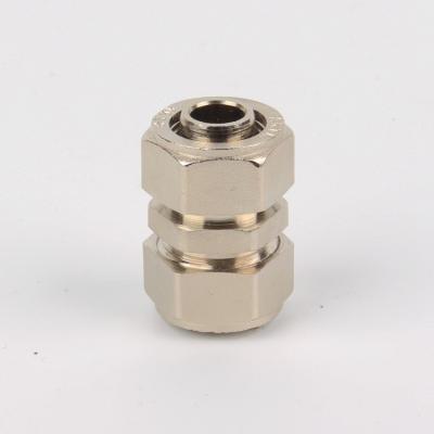 China brass compression coupling fittings straight union pex pipe fittings for sale