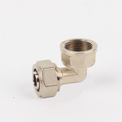China brass fittings plumbing pex pipe fittings female elbow connection for sale