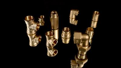 China Brass Nipple male-male thread fitting Pipe fittings for sale