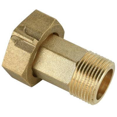 China Brass thread fittings water meter fitting with oring angle fitting for pex sanitary for sale