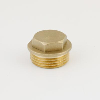 China Brass thread fittings male plug fitting for pex sanitary use for sale