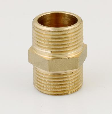 China Brass thread screw fitting nipple  Pipe fittings pex pipe fitting for sale