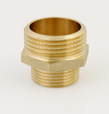 China Brass thread screw fitting hexagon reducing f thread nipple Pipe fittings pex pipe fitting for sale