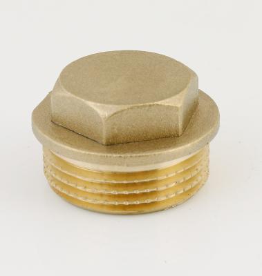 China Brass thread screw fitting plug Pipe fittings pex pipe fitting for sale