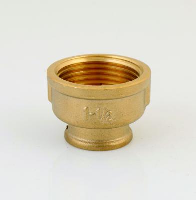China Brass thread fitting reducing socket f thread brass pipe fittings for Pex Pipe fittings for sale