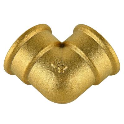 China brass thread plumbing telbow f f thread connector for pex pipe fittings with screw for sale
