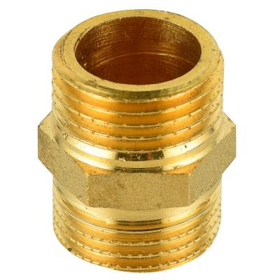 China brass thread plumbing  nipple connector for pex pipe fittings with screw for sale