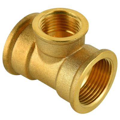 China brass thread plumbing TEE F THREAD connector for pex pipe fittings with screw for sale