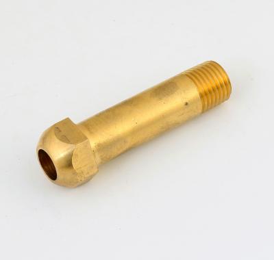 China Brass Gas Fittings short pol  thread fitting with flare connector used in  Plumbing Brass Fittings for sale