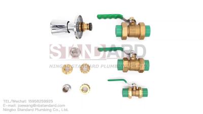 China Brass PPR insert fittings with female thread for PPR pipe fittings female insert for sale