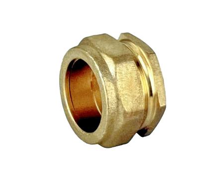 China brass compression  pipe stop end connector thread for Copper Tube fittings for sale
