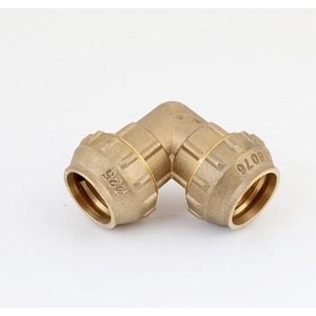 China Good quality brass  elbow compression fittings for pe pipe for sale