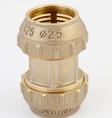 China Higher Quality straight Brass Compression Fittings For PE fittings for sale