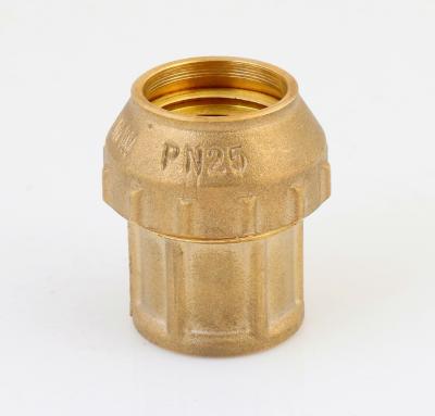 China Brass compression female straight fittings for PE pipe plumbing fittings PE fittings Plumbing Materials for sale