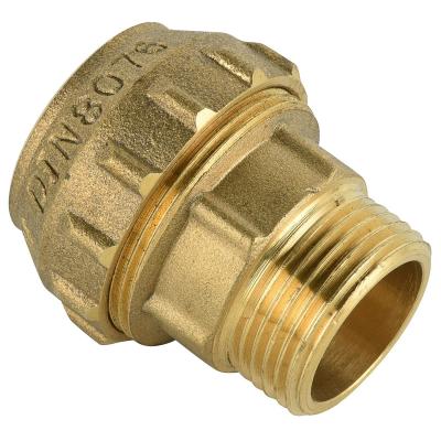 China Brass Compression Fittings for HDPE pipes with Competitive Price for sale