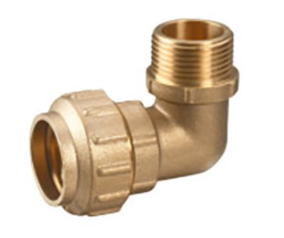 China Brass Compression Fittings for HDPE pipes with Competitive Price for sale