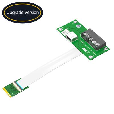 China 8Gbps PCI E Riser Cable NGFF M.2 Key A/E To PCI-E Express X4 USB Riser Card for sale