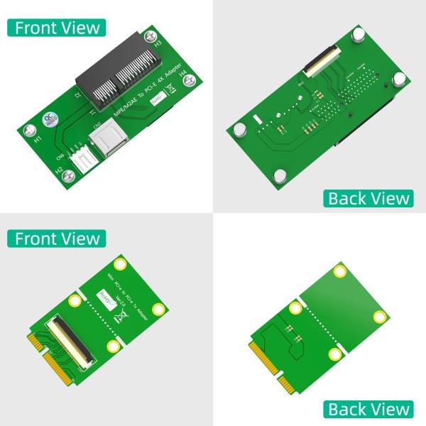 Quality long Shielded Mini PCI-E Express X4 USB Riser Cable Card Horizontal for sale