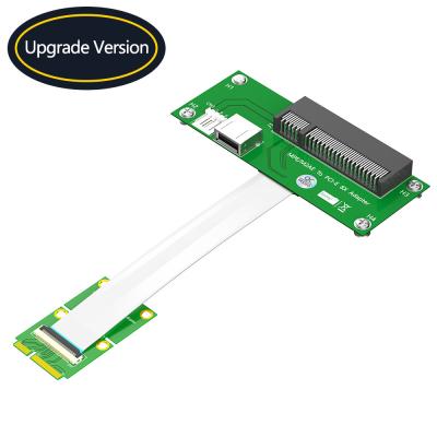 China Horizontal Mini PCI E Riser Cable X8+USB Riser Card High Speed Mini Pcie X8 Riser Cable for sale
