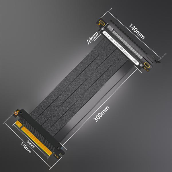 Quality High Speed PCI E Riser Cable 64GB/S Riser Cable Pcie 4.0 for sale