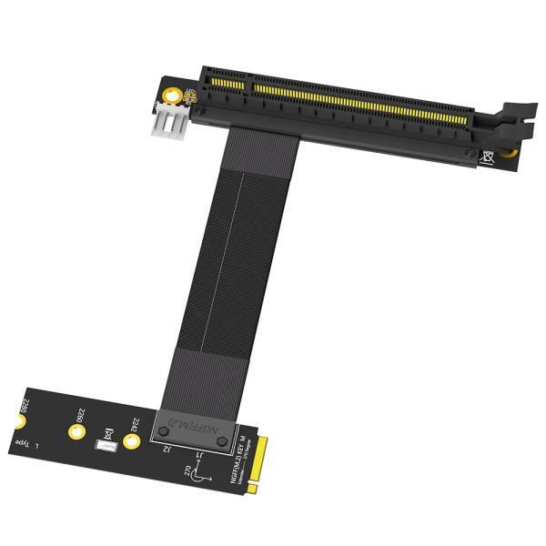 Quality M.2 NGFF Key M To PCI-E Express Extender Cable Graphics Card 16x PCIE Riser for sale