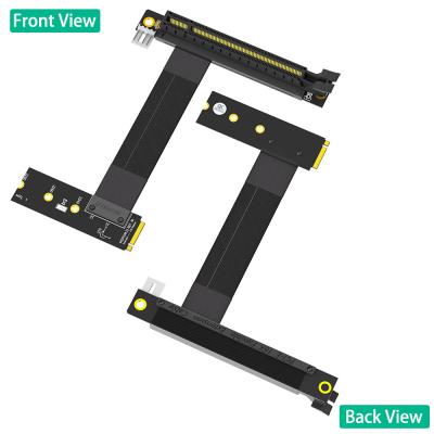 China M.2 NGFF Key M To PCI-E Express Extender Cable Graphics Card 16x PCIE Riser Adapter Card Nvme for sale