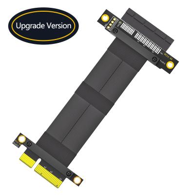 China Flexible Data Transfer PCI E Riser Cable 4X PCI Express Extension Cable for sale