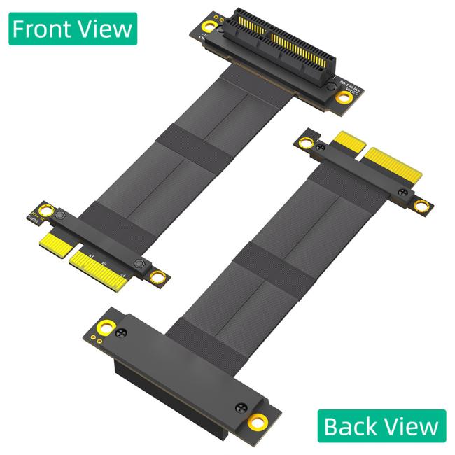 270° Reverse PCI-E 4X Extension Cable package contents