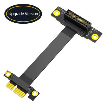 China PCI E 1X 36 Pin Cable 270 Degree For PCI Express Gen3 8Gbps Speed PCI E Extension Cable for sale
