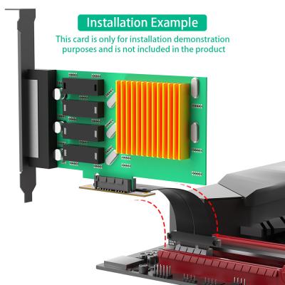 China 10cm Dustproof  X1 Adapter Riser Card  Pcie Extension Cable 4.0 Computer Hardware for sale