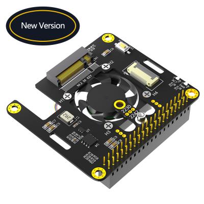 China M.2 NVMe Raspberry Pi Adapter 30g PCIe Ssd Adapter Automatic Discoloration LED for sale
