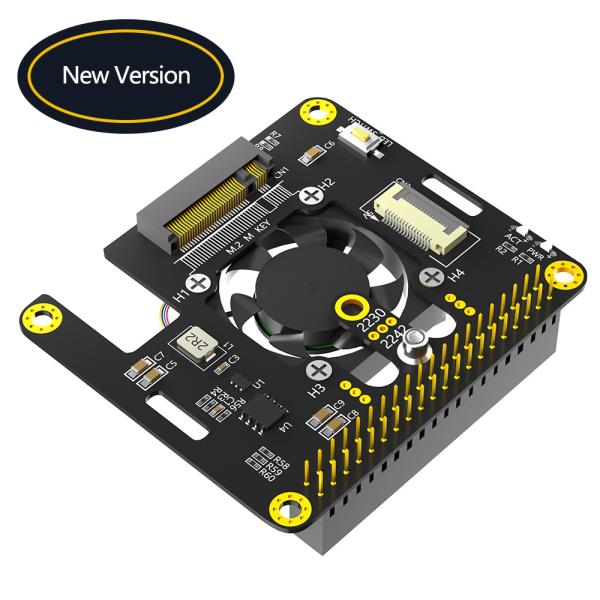 Quality M.2 NVMe Raspberry Pi Adapter 30g PCIe Ssd Adapter Automatic Discoloration LED for sale