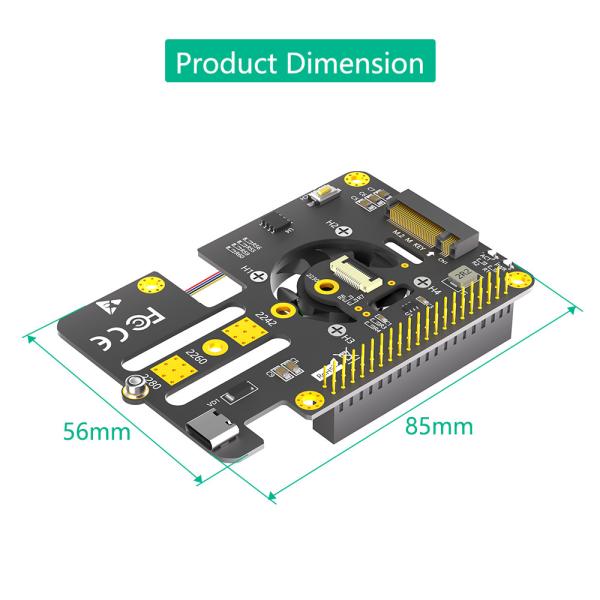 Quality Gen2 Raspberry Pi M 2 Adapter NVMe To PCIe PCI E Raspberry Ssd Adapter 3 In 1 for sale