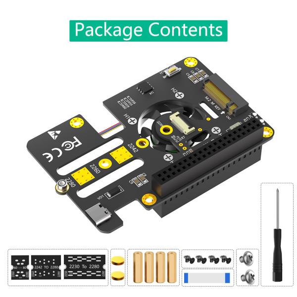 Quality Gen2 Raspberry Pi M 2 Adapter NVMe To PCIe PCI E Raspberry Ssd Adapter 3 In 1 for sale