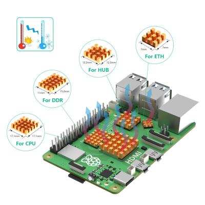China 4010 PWM Raspberry Pi Adapter X1000 X1001 Aluminum Case Raspberry Pi 5 Case for sale