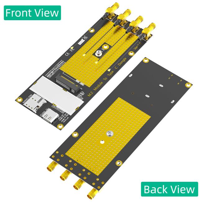 PCI-E NGFF to M.2 NVME Adapter with components