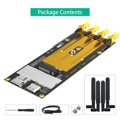 China Customized PCI-E NGFF To M 2 NVME Adapter For RM500Q RM500U Module for sale