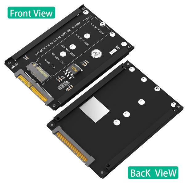 Quality M.2 NGFF key M SSD to SFF-8639 U.2 Adapter with Frame Bracket for sale