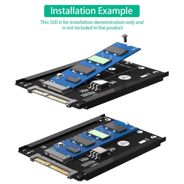 Quality M.2 NGFF key M SSD to SFF-8639 U.2 Adapter with Frame Bracket for sale