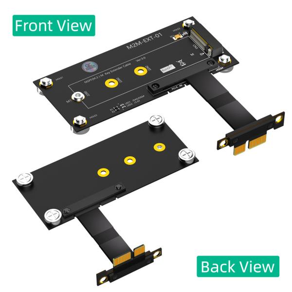 Quality New Version M.2 NGFF NVME M-Key SSD To PCI- E 4X Extension Cable Adapter for sale