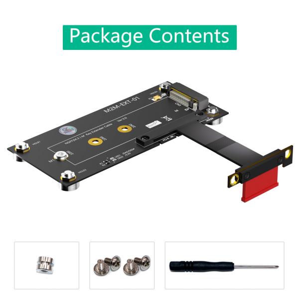 Quality New Version M.2 NGFF NVME M-Key SSD To PCI- E 4X Extension Cable Adapter for sale