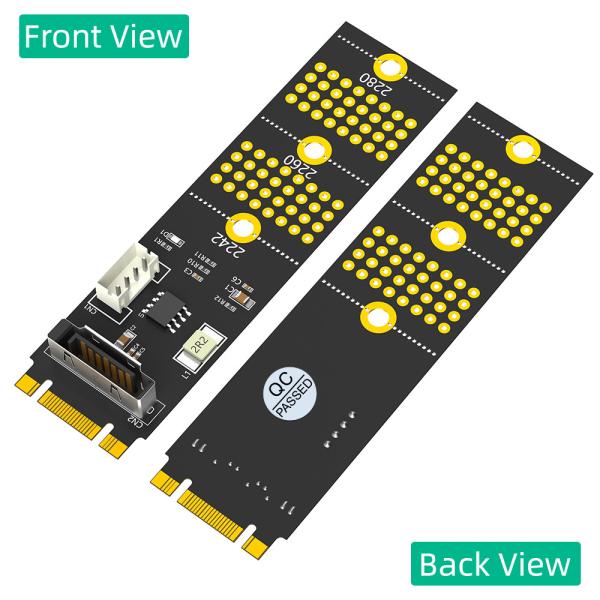 Quality NGFF M.2 Key B+M To SATA Adapter Card Extender 2.5inch for sale