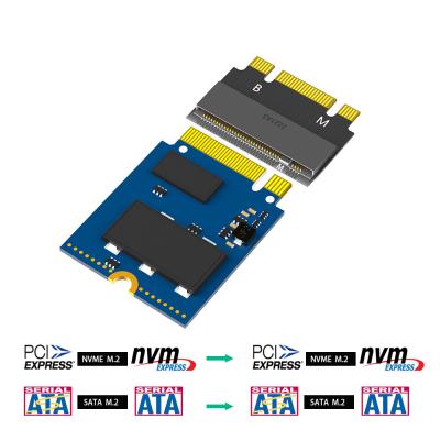 China pCIE M.2 NVME M-Key B+M 2230 To 2242 Extension Adapter For ThinkPad for sale