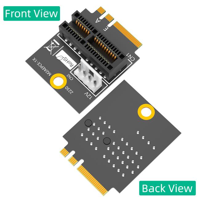 M.2 to PCI-E adapter side view