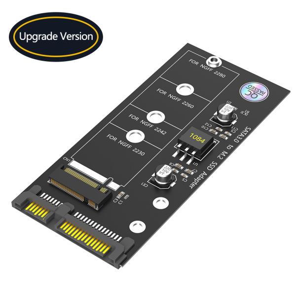 Quality M.2 NGFF SSD to SATA 3 3.0 Adapter Card Converter B B&M Key for 2230 2242 2260 for sale