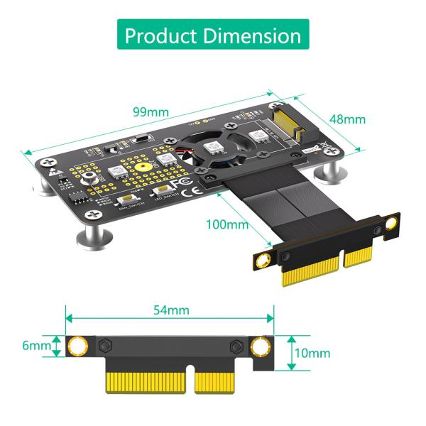 Quality PCI Express PCI-E 3.0 4X to NGFF M.2 2280 M2 NVME SSD Converter Adapter Card for sale