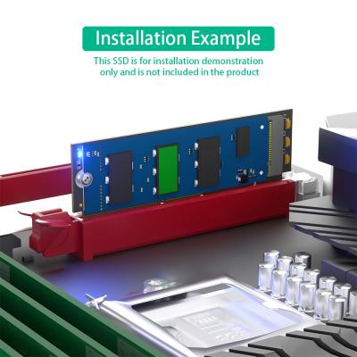 China Custom M.2 NGFF NVMe SSD TO PCI-E 3.0 X16 / X8 / X4 Adapter for sale